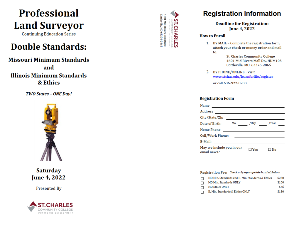 Field Notes | St. Louis Chapter Missouri Society of Professional Surveyors